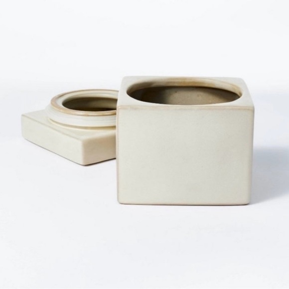 Studio McGee | Accents | Studio Mcgee Carved Ceramic Square Box | Poshmark